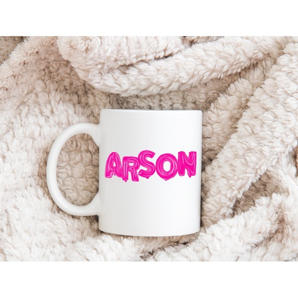 Kitchen | Custom Sublimated Arson Letter Balloon 11 Oz Mug | Poshmark